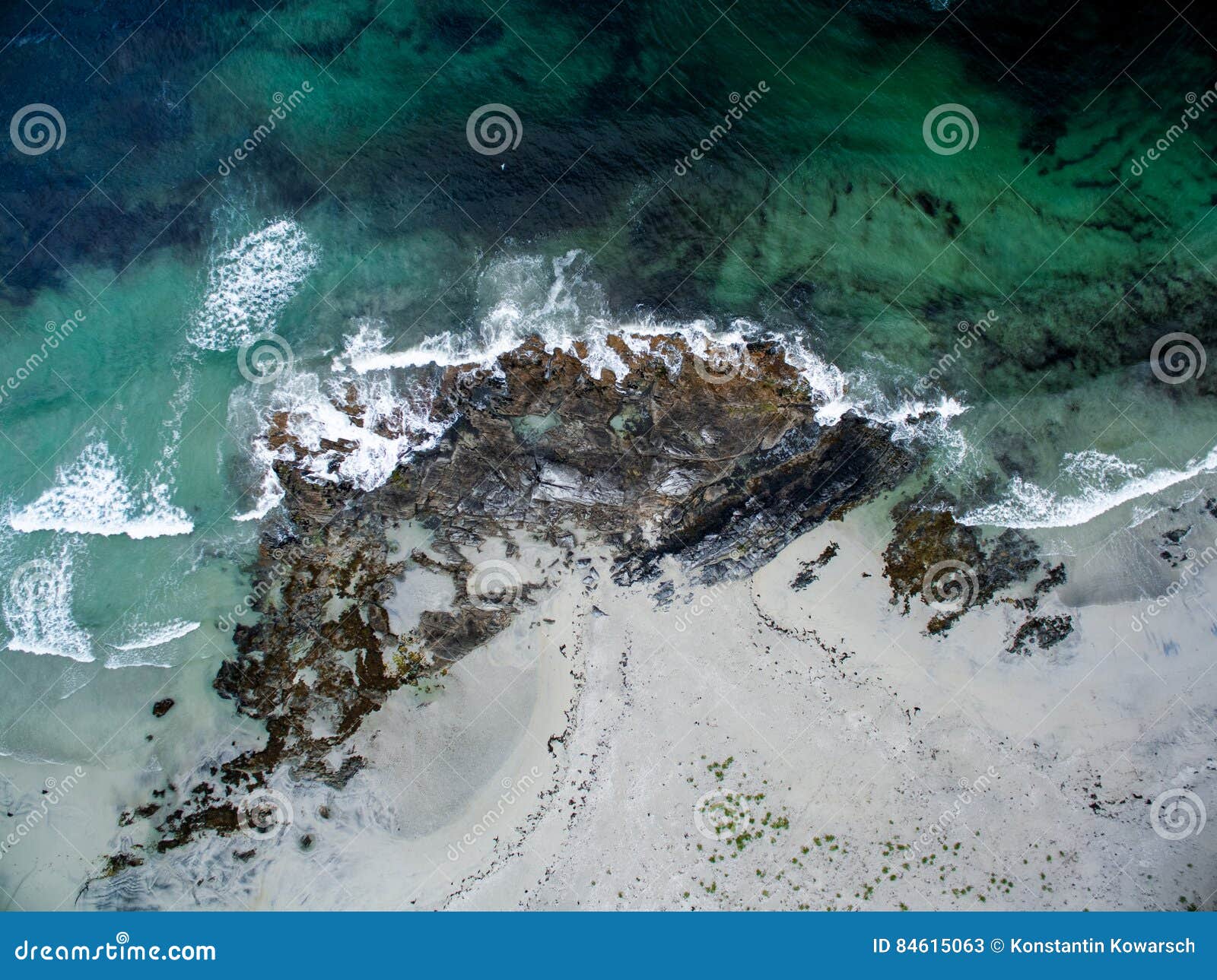 Aerial Beach stock image. Image of sand, paradise, tourism - 84615063