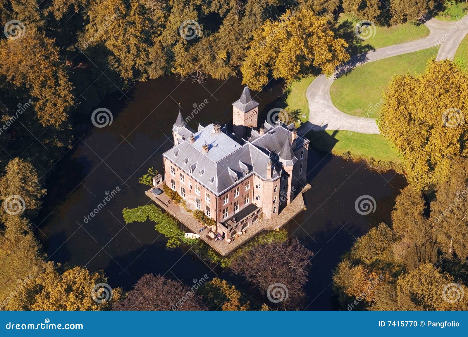 Aerial castle view stock photo. Image of antiquity, ancient - 7415770