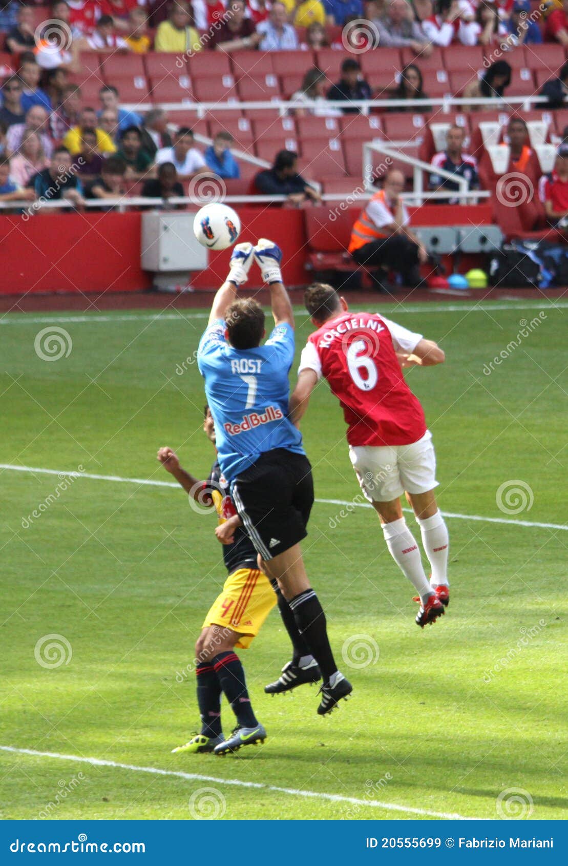 Aerial Challenge in Emirates Cup 11 Editorial Stock Image - Image of ...