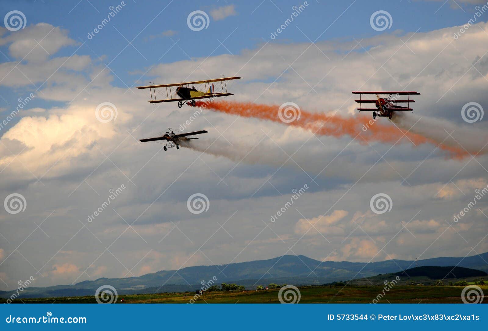 Aerial Combat -Aerial Acrobatics Stock Photo - Image of aircraft ...