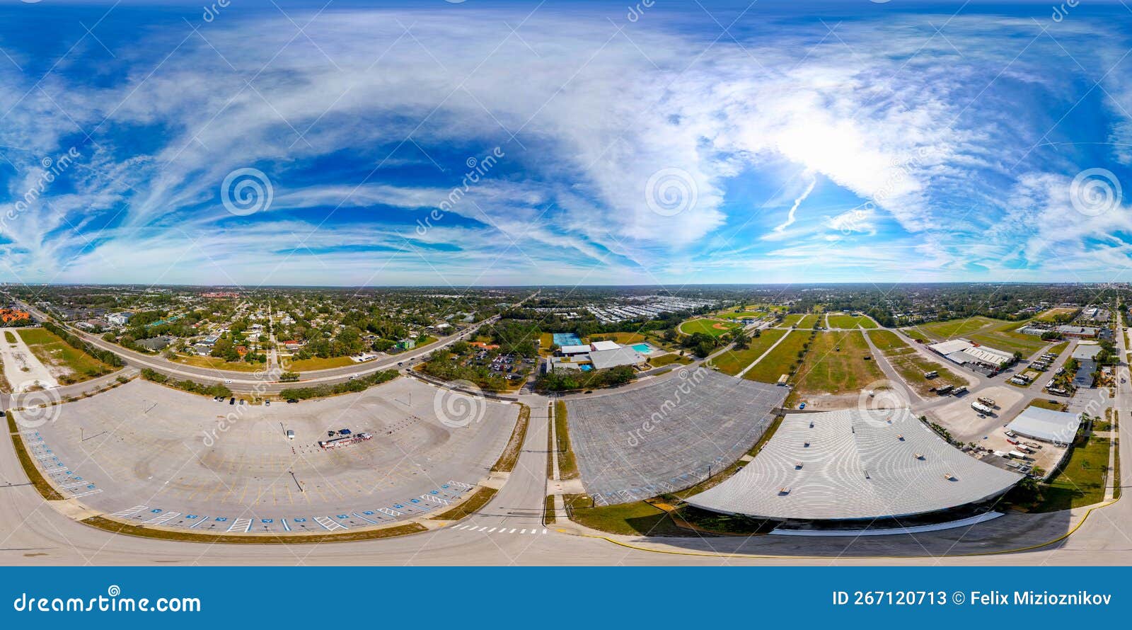 Aerial Drone 360 Equirectangular Spherical Panorama Photo Sarasota ...