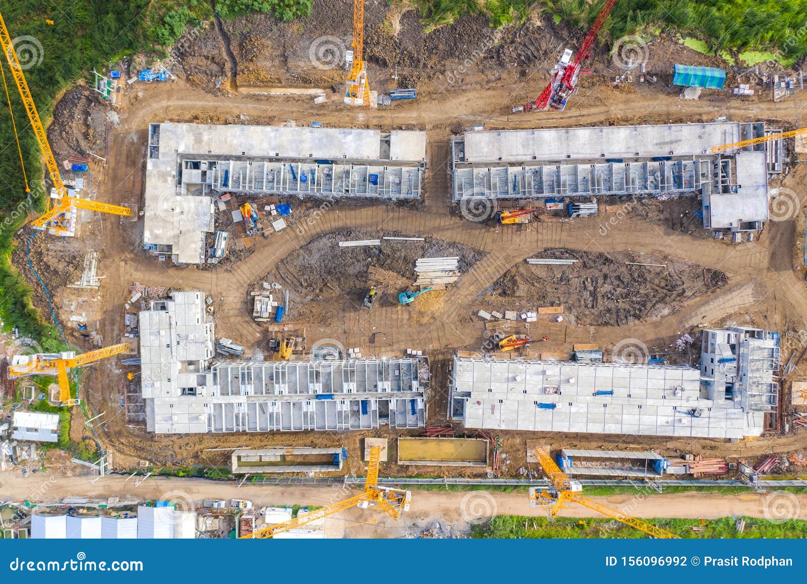 Excavator Is Loading Excavation To The Truck. Excavators Are Heavy ...