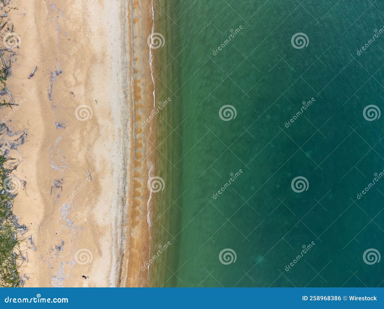 Aerial of an Empty Seashore Stock Photo - Image of shore, wallpaper ...