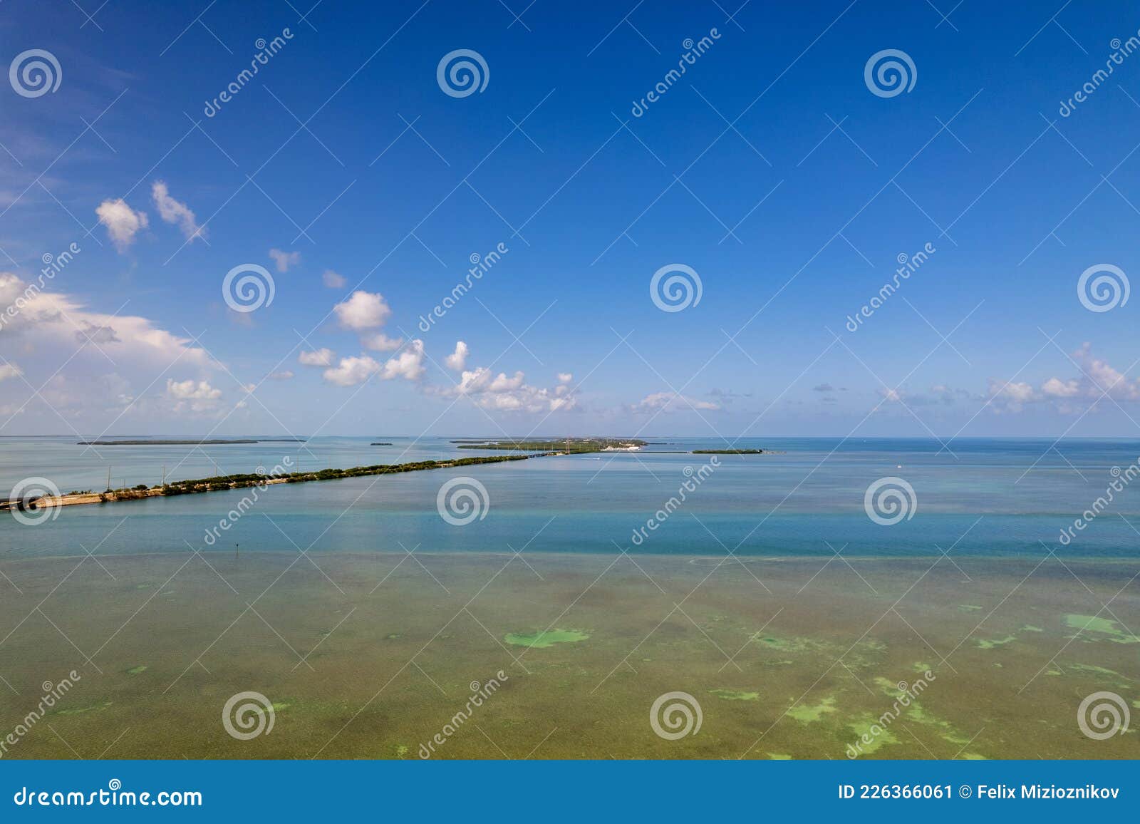 Aerial Florida Keys Nature Scene Stock Image - Image of nature, clean ...