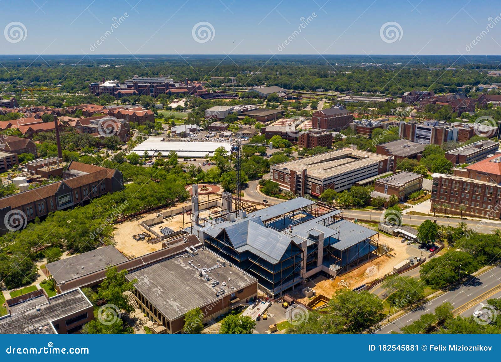 Aerial Florida State University Campus Shot with Drone Stock Image ... Aerial Florida State University Campus Shot with Drone Stock Image ...