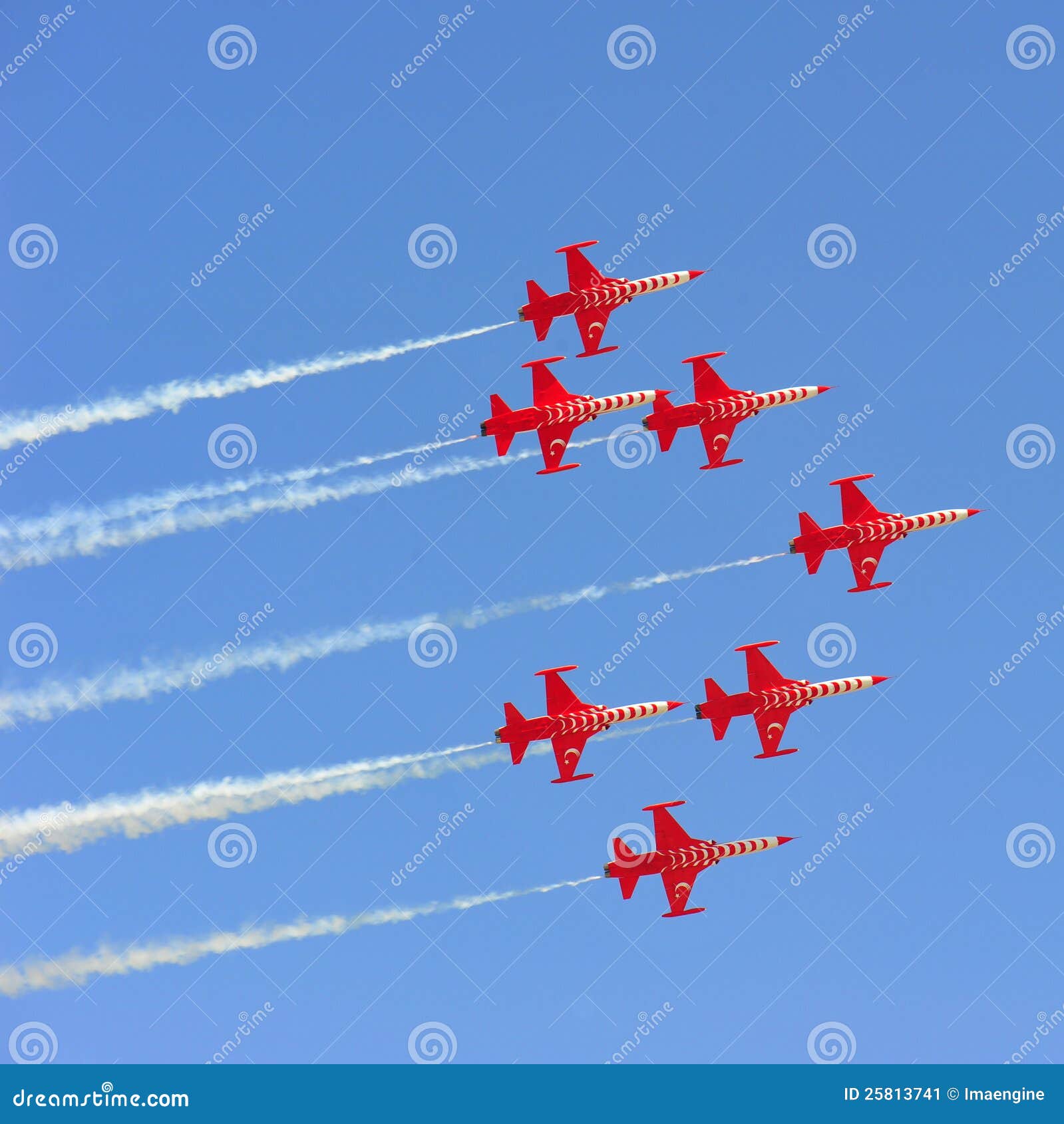 Aerial Formation of the Famous Turkish Stars Editorial Photo - Image of ...