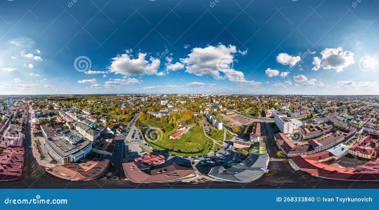 Aerial Full Seamless Spherical Hdri 360 Panorama View from Great Height ...