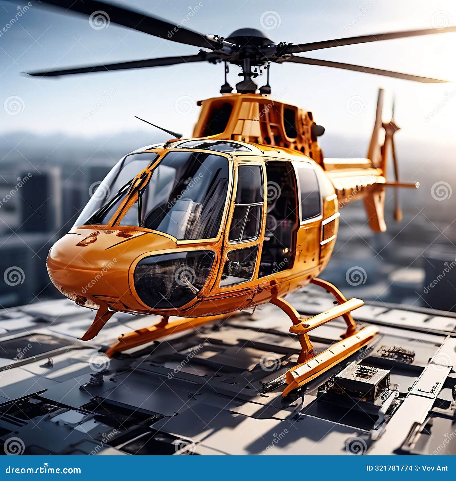 Aerial Helicopter Construction Progress Documenting the Develp Stock ...