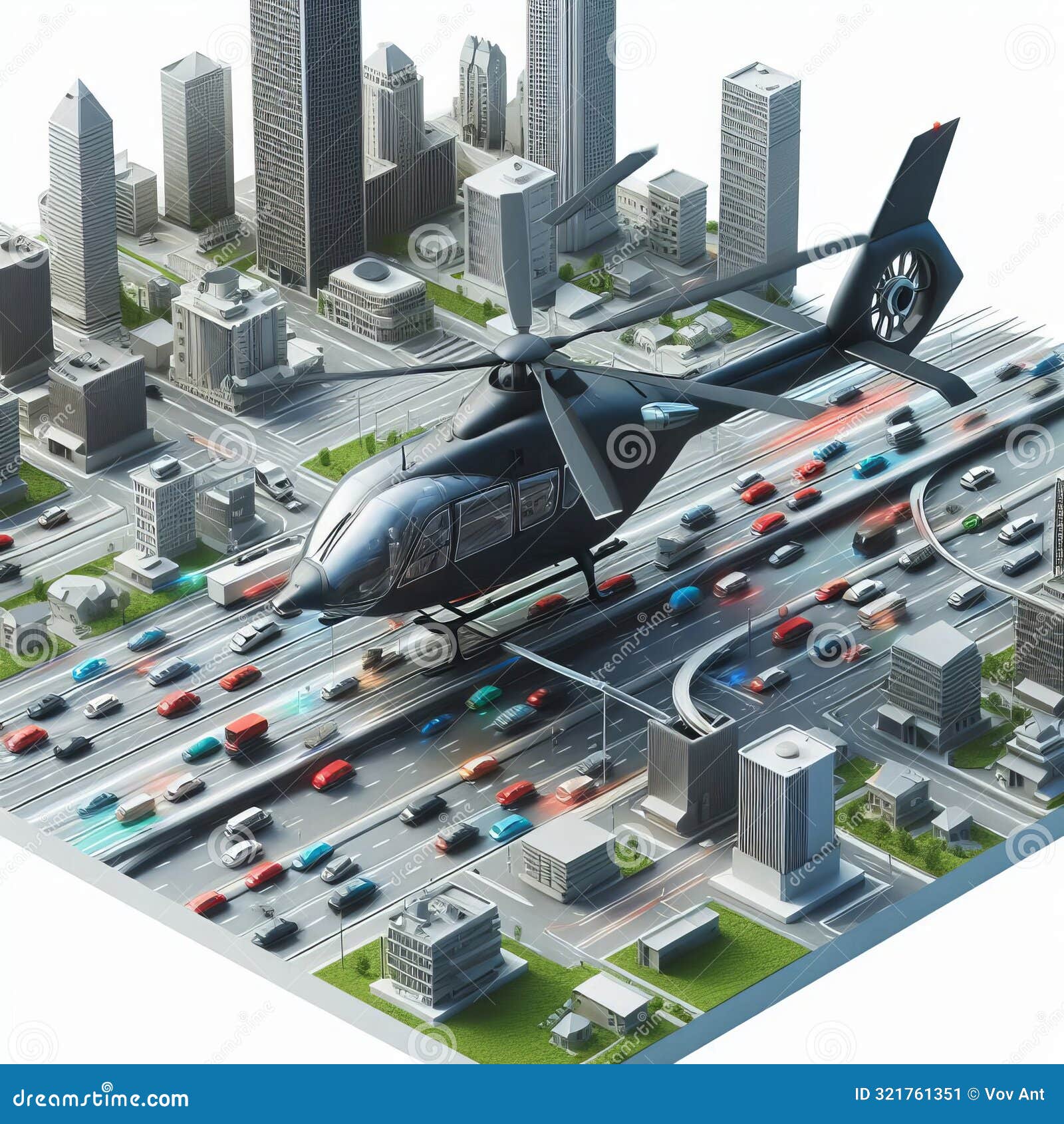158 148. Aerial Helicopter Traffic Simulation - Simulating and Stock ...