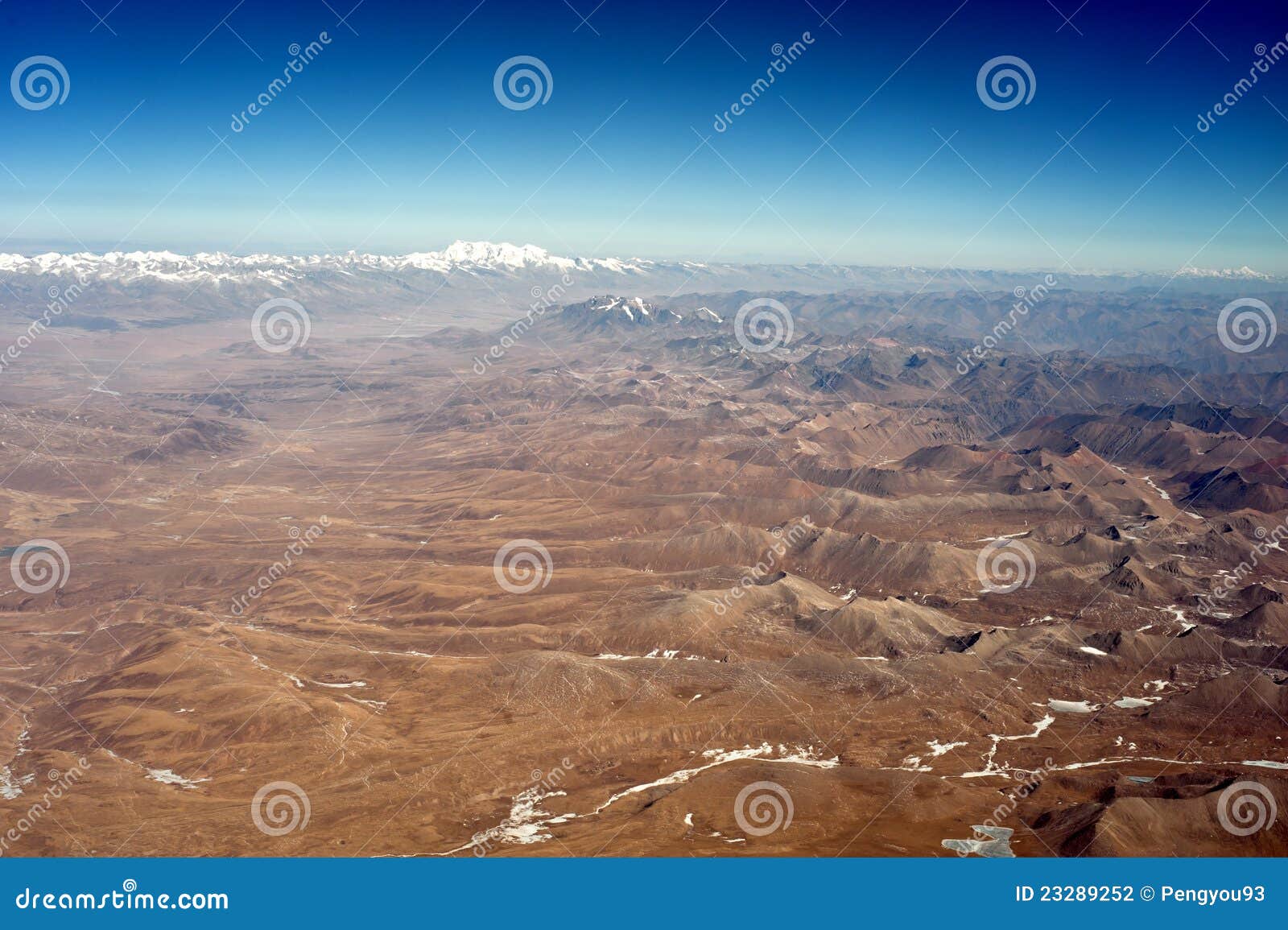Aerial Himalayas, Mount Everest Stock Photo - Image of mountains, china ...