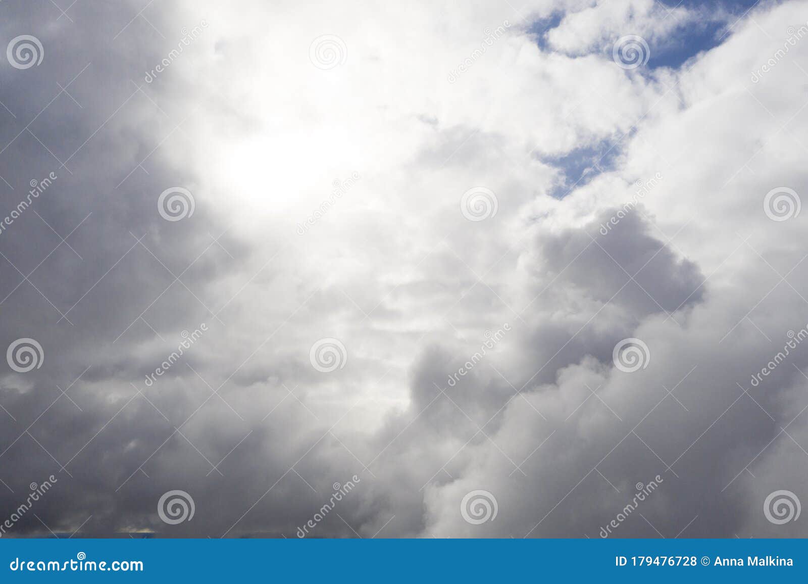 Aerial Image of Dark Storm Clouds Over the Land. Aerial Panorama of ...