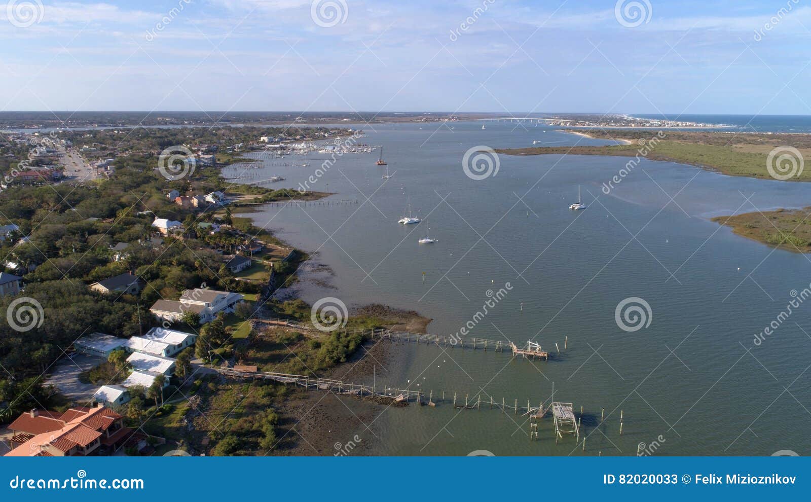 Aerial Image Matanzas River Editorial Stock Photo - Image of saint ...