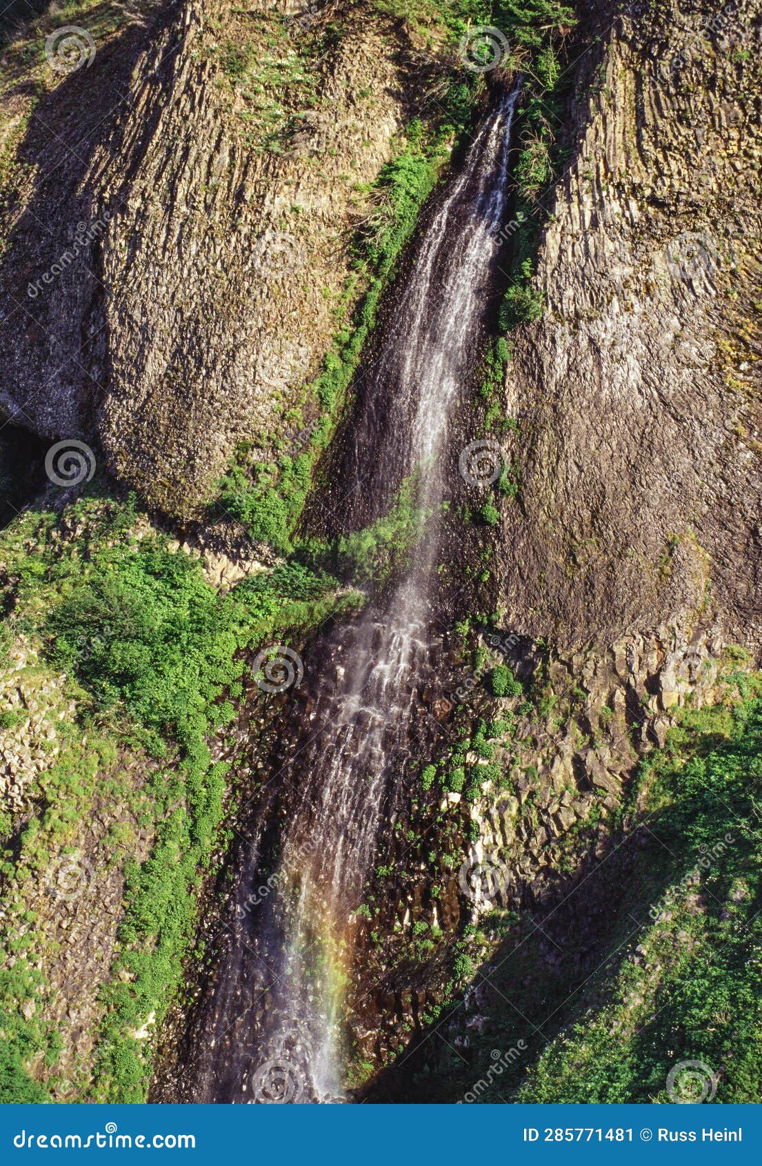 An Aerial Image of Oregon State, USA Stock Image - Image of cliff ...