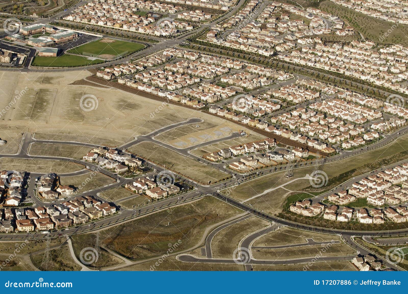 Aerial Images of Development Stock Photo - Image of construction ...