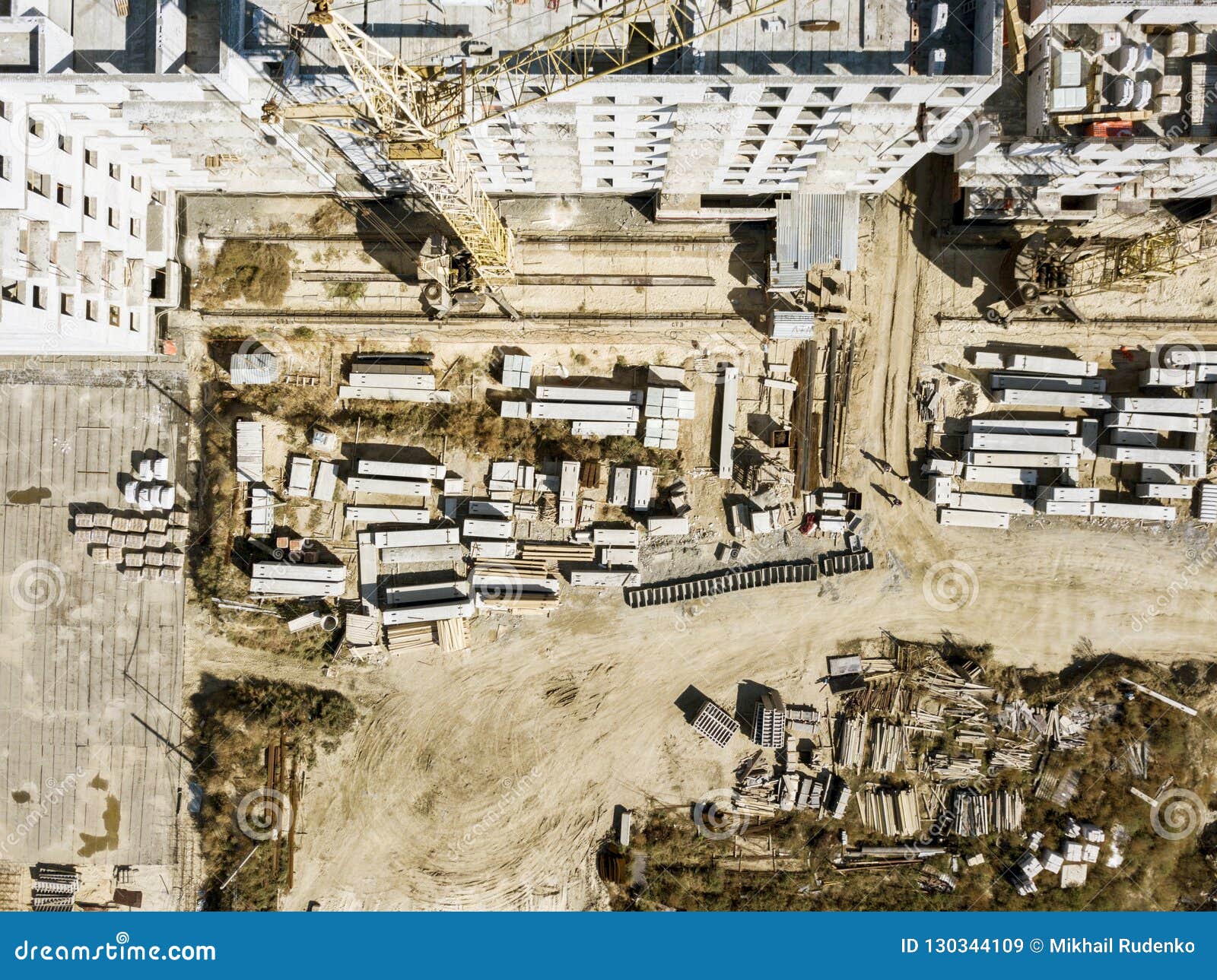 Aerial Industrial Building Development Architecture Concept F Stock ...