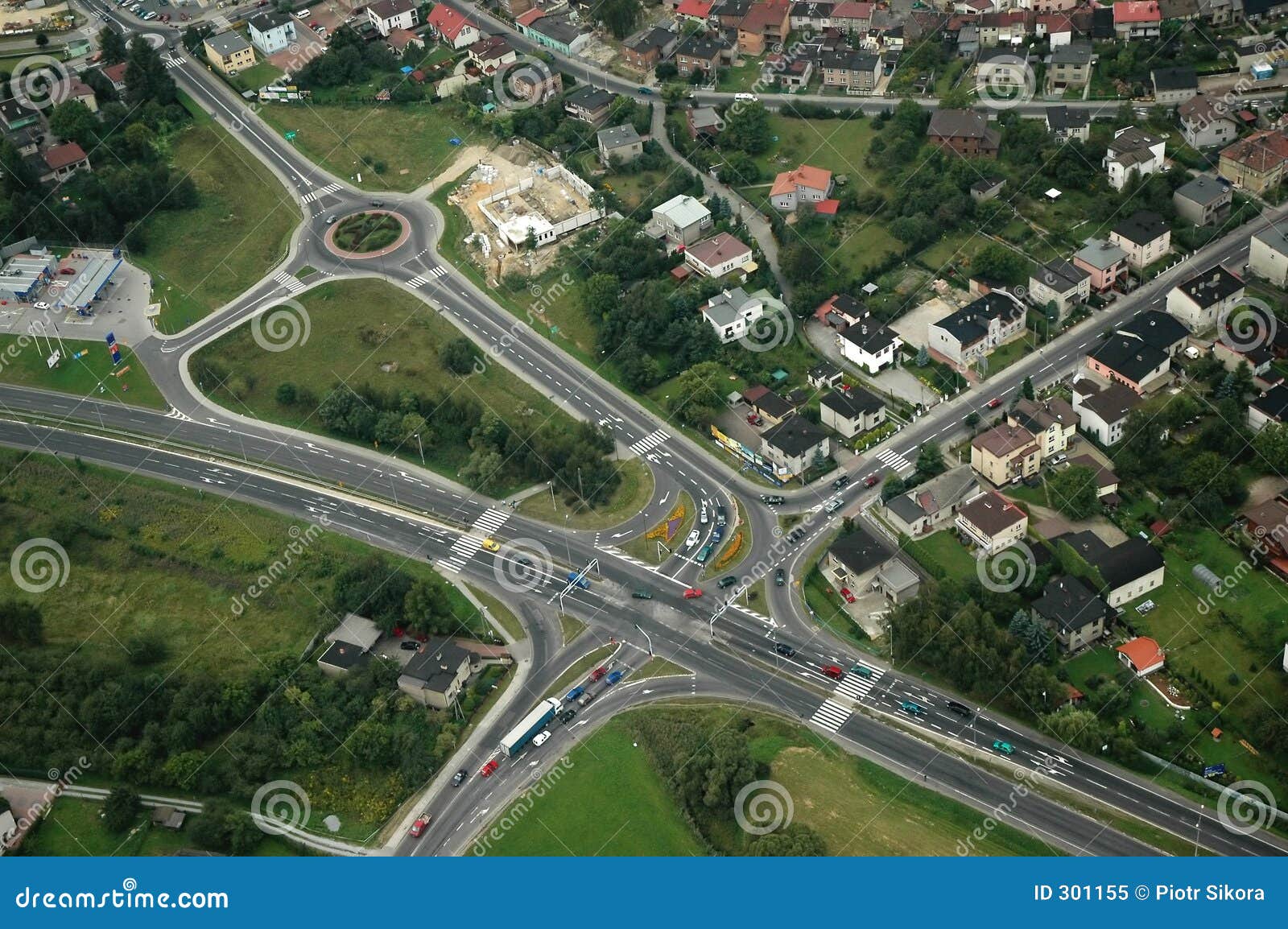 Aerial junction stock image. Image of conformity, crossing - 301155