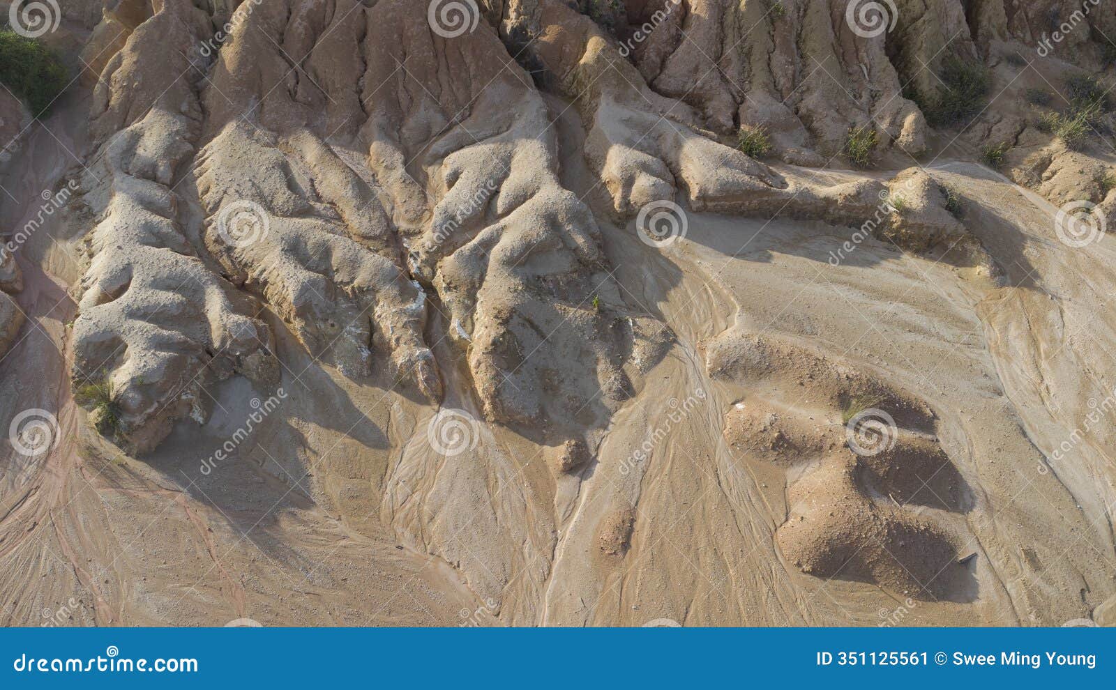 Aerial Landscape Formation Scene of the Texture and Pattern of the ...