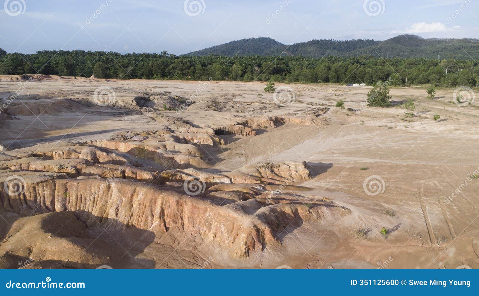 Aerial Landscape Formation Scene of the Texture and Pattern of the ...