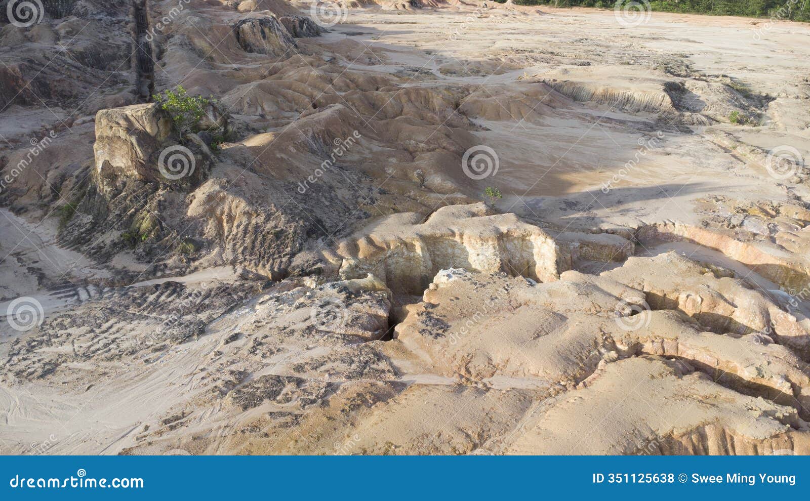 Aerial Landscape Formation Scene of the Texture and Pattern of the ...