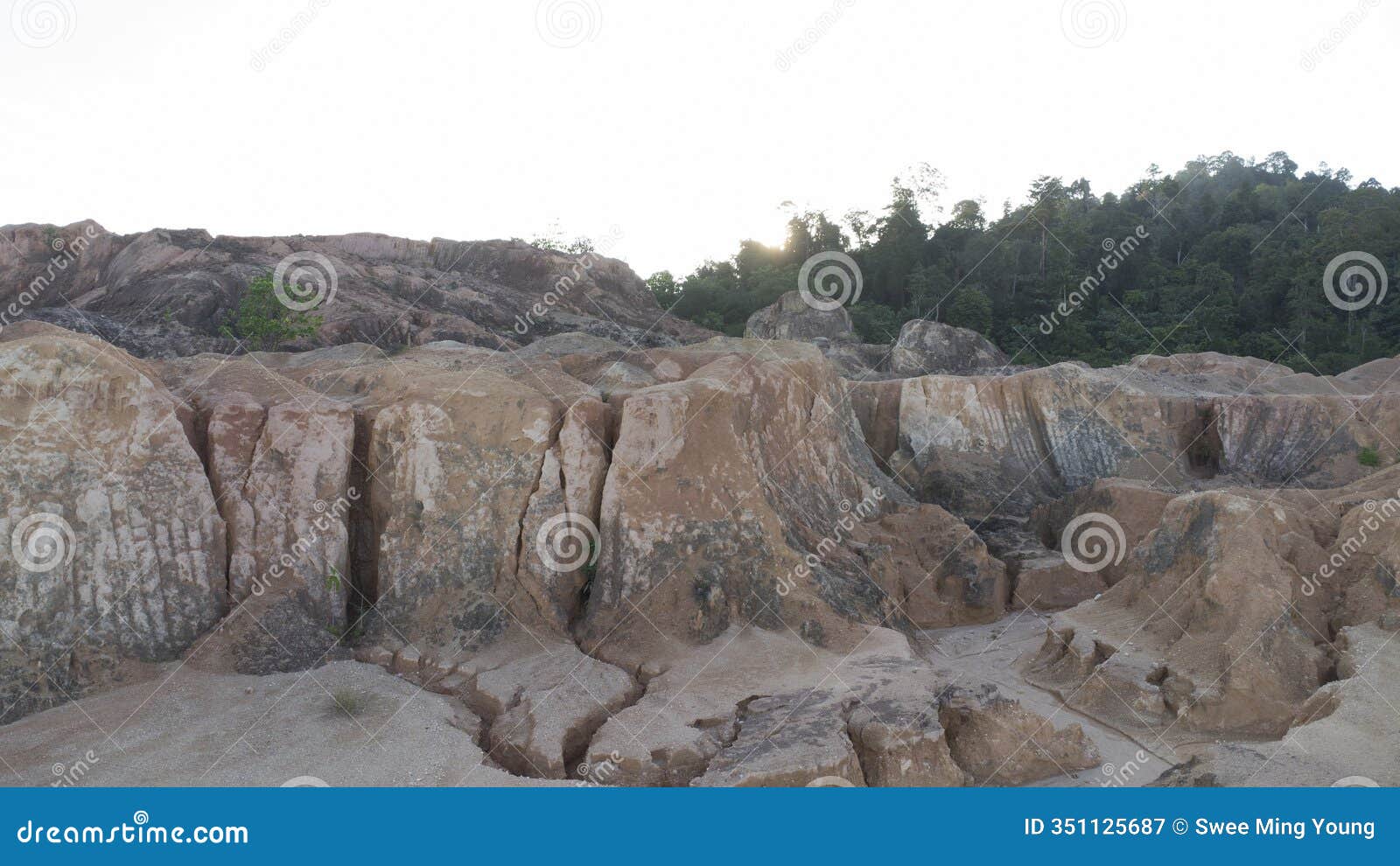 Aerial Landscape Formation Scene of the Texture and Pattern of the ...