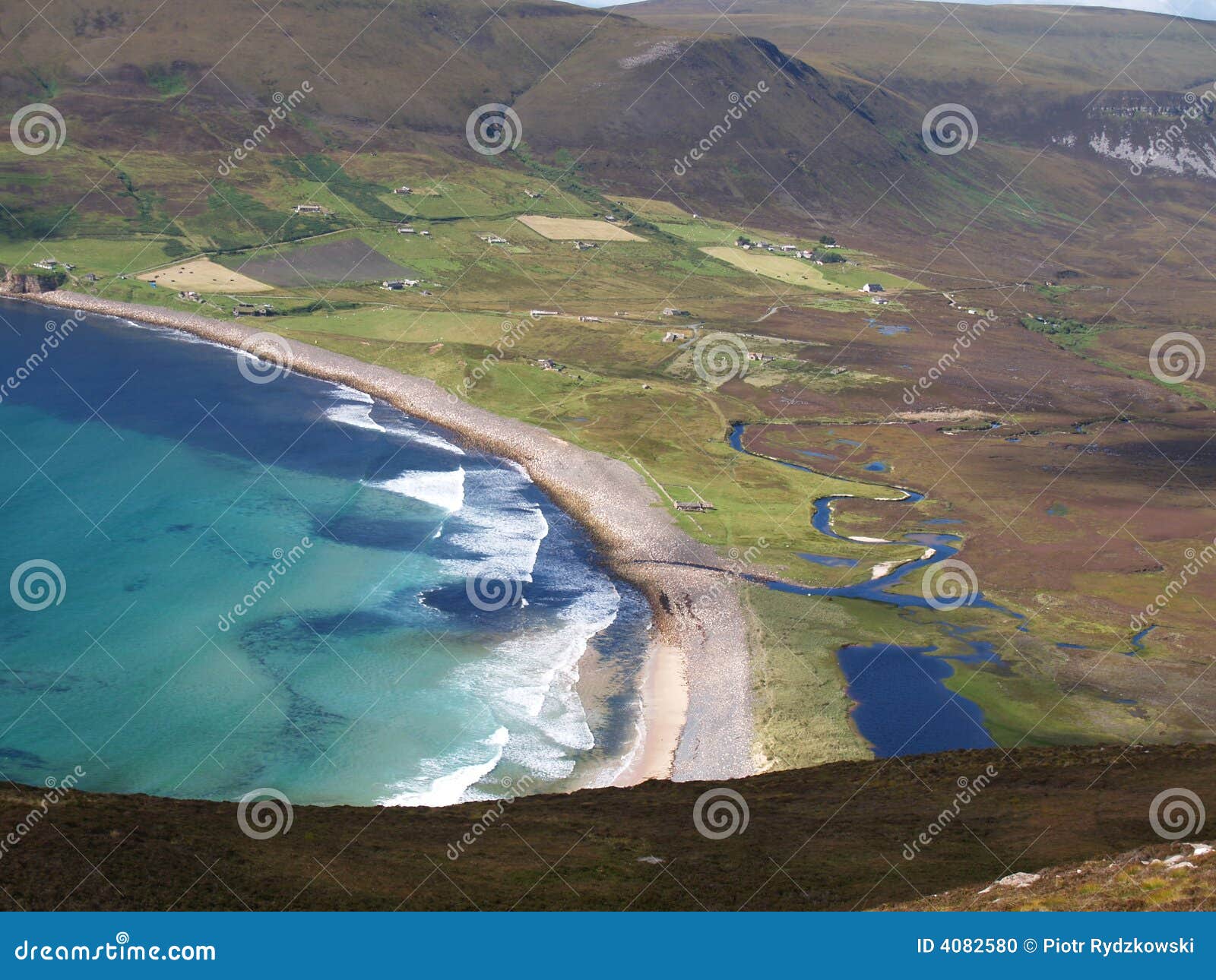 Aerial Landscape of Hoy Island Stock Photo - Image of ground, europe ...