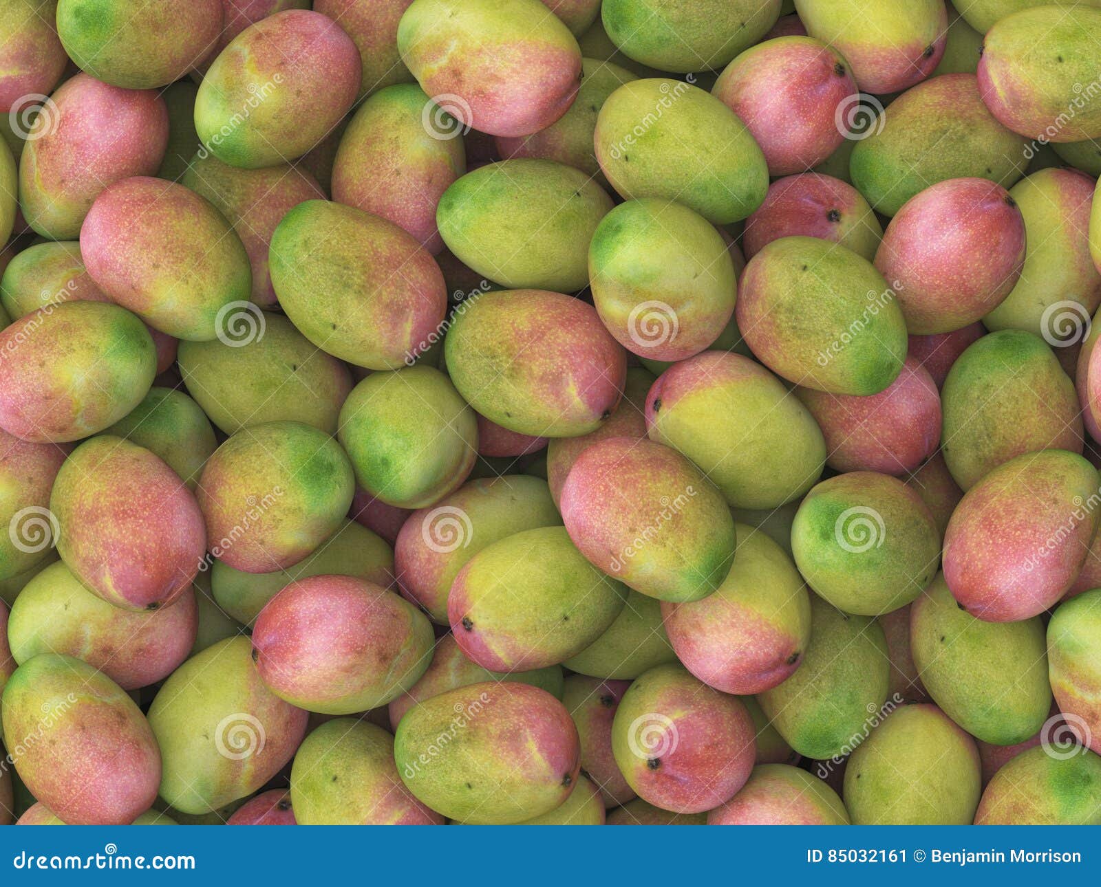 Aerial of Large Mango Pile stock illustration. Illustration of sweet ...