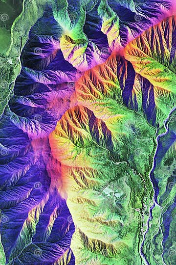 Aerial LiDAR GIS Map of a Highland Region Visualizing Elevation ... Aerial LiDAR GIS Map of a Highland Region Visualizing Elevation ...