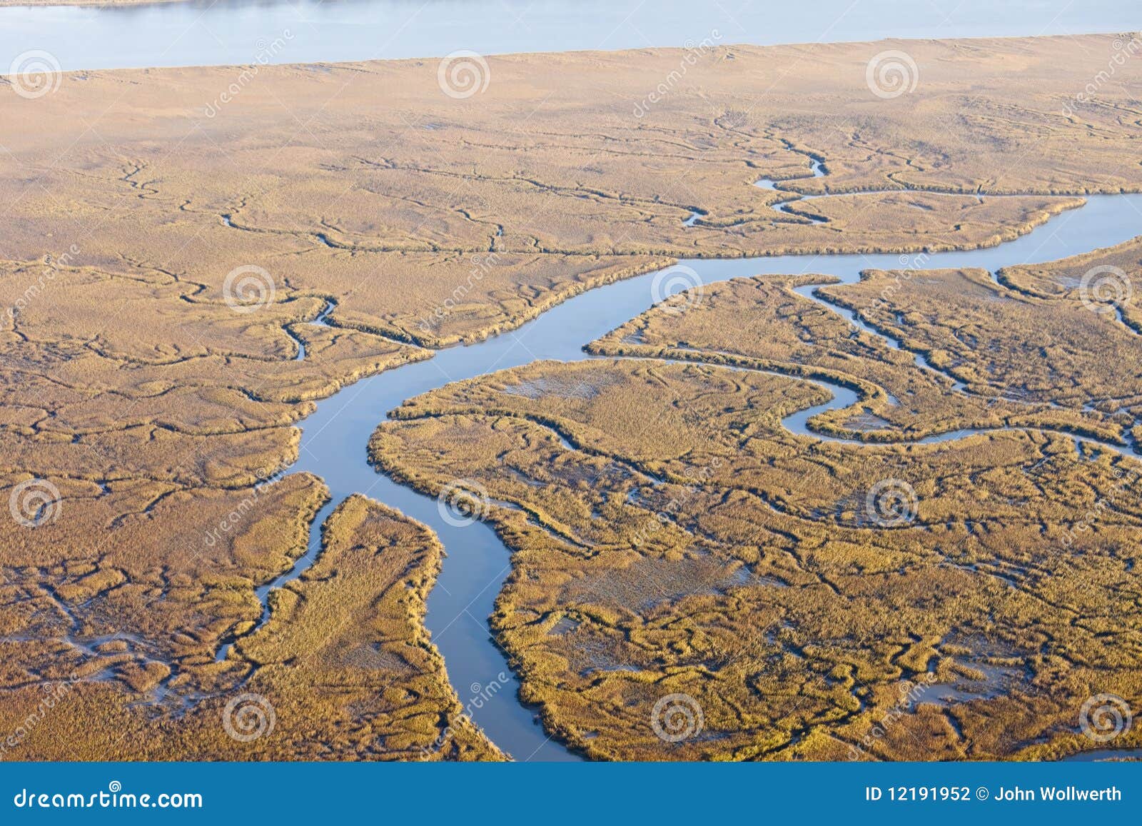 Aerial marine estuary stock photo. Image of coast, atlantic - 12191952
