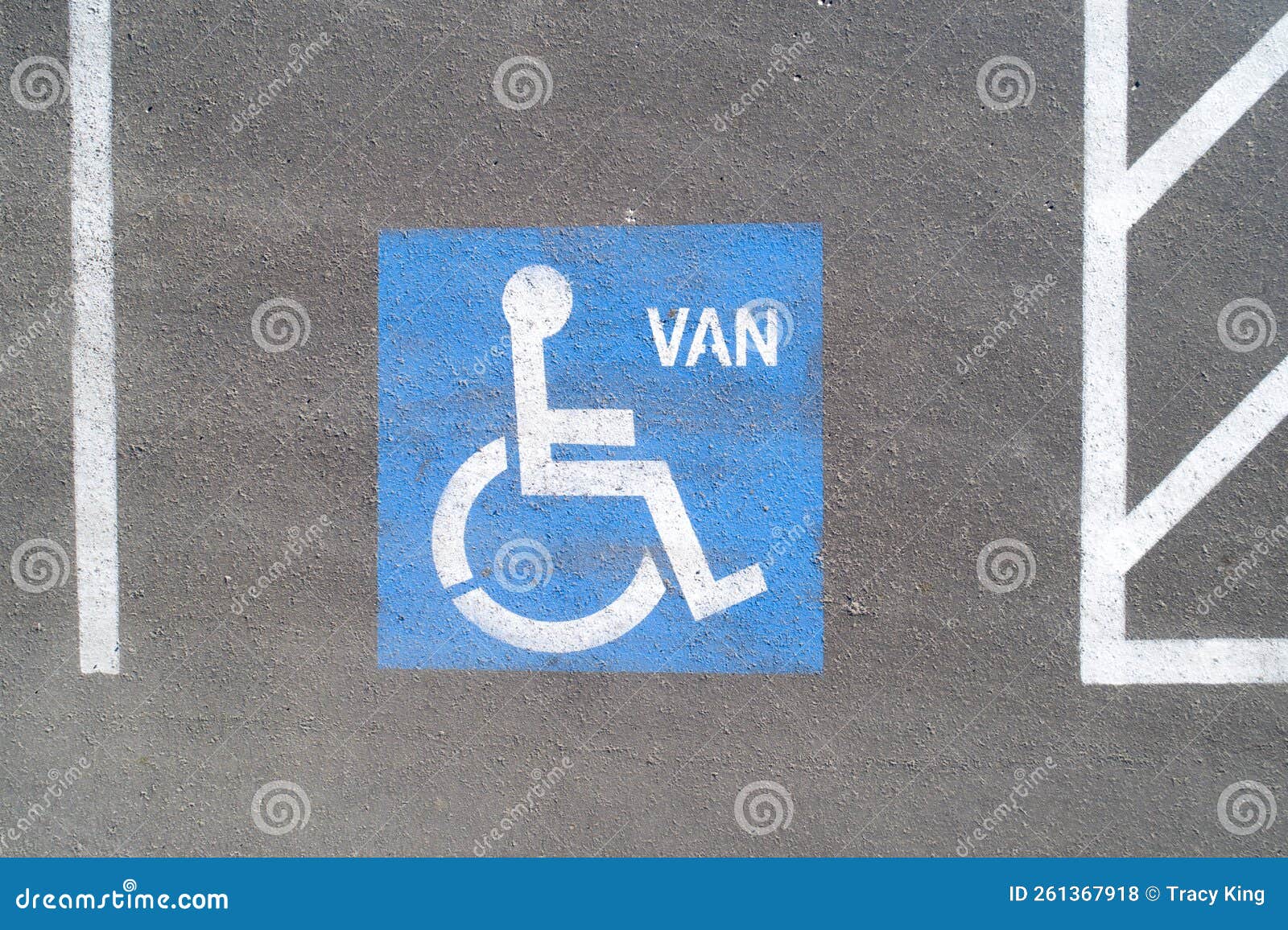 Aerial View of a Parking Spot Stock Photo - Image of asphalt, sign ...