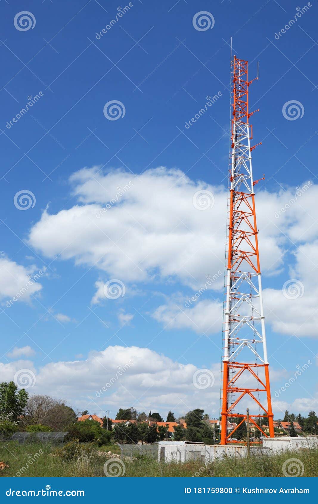 The Aerial Mast For Mobile Phones Stock Image | CartoonDealer.com #12471067