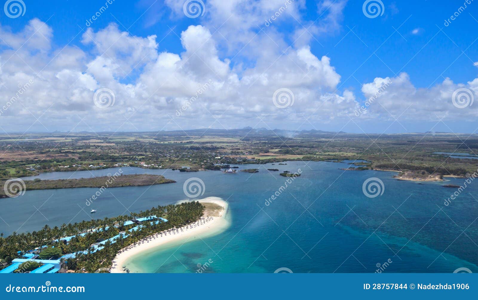 Aerial Mauritius stock photo. Image of luxury, coast - 28757844
