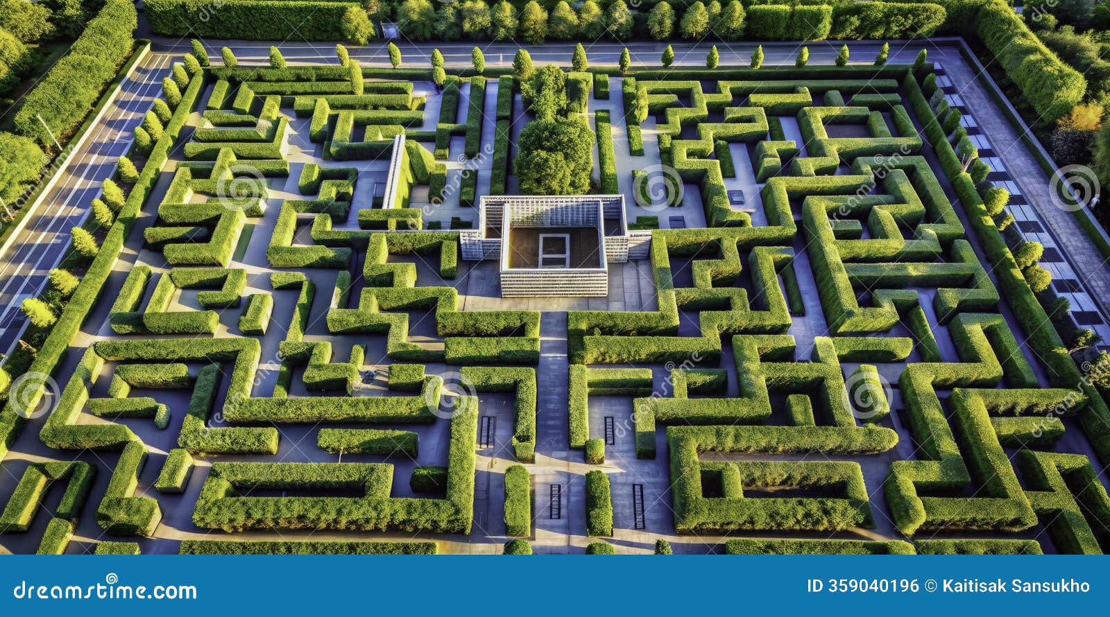 Aerial Maze Visualizing Complex Business Strategies and Innovation ...