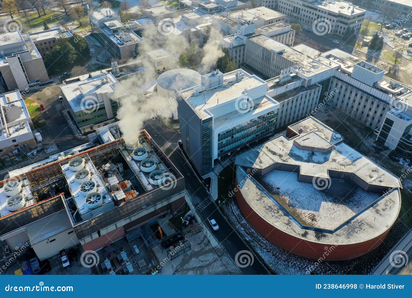 Aerial of McMaster University in Hamilton, Ontario, Canada Editorial ...