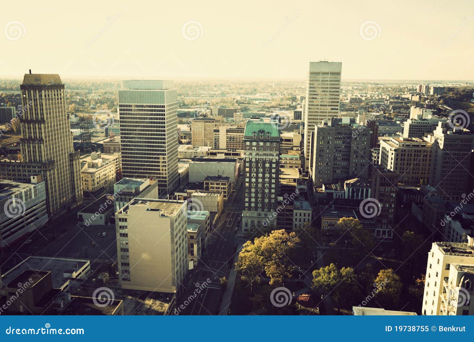 Aerial Memphis stock image. Image of built, life, colored - 19738755