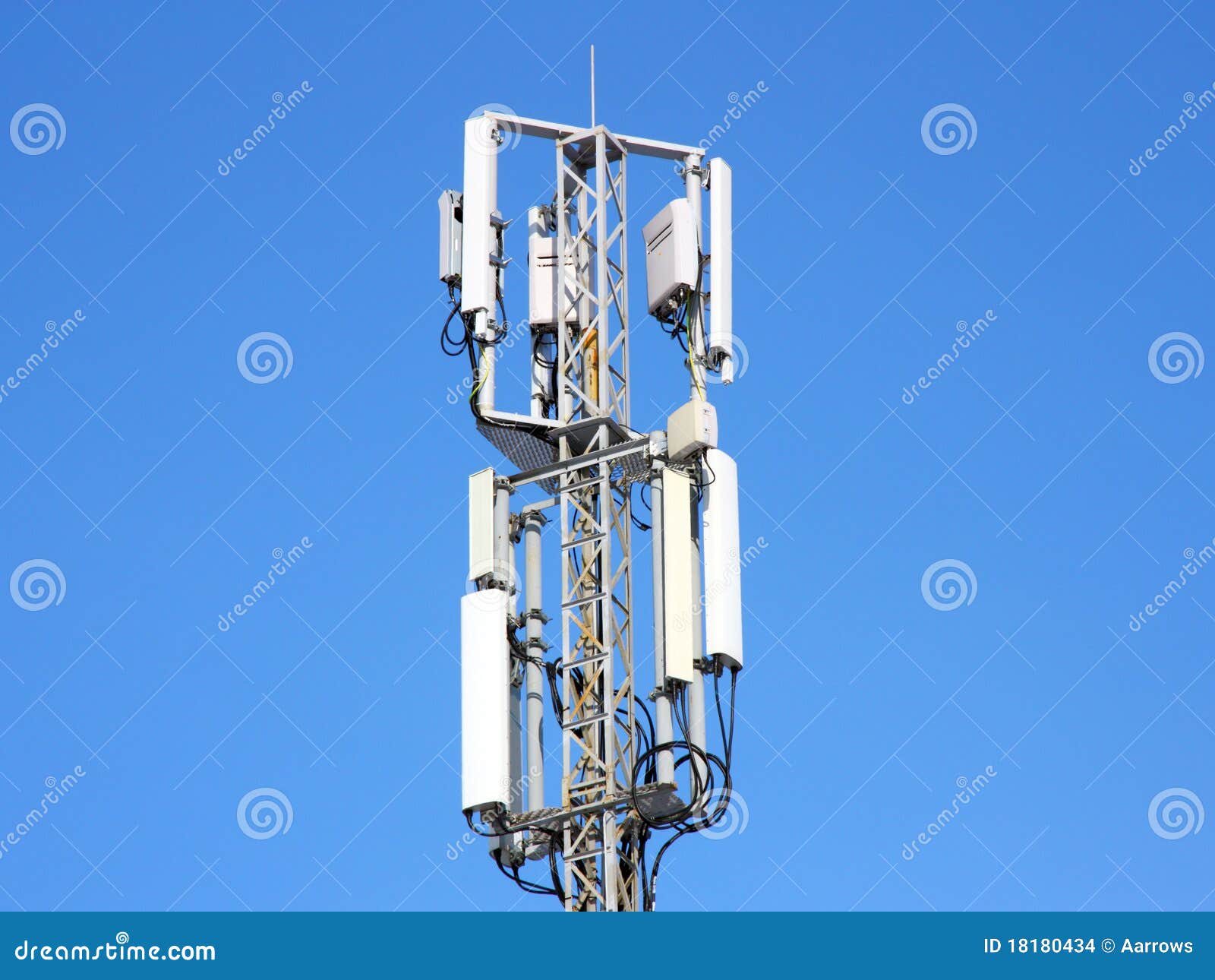 Aerial Mobile Communication Stock Photo - Image of equipment, digital ...