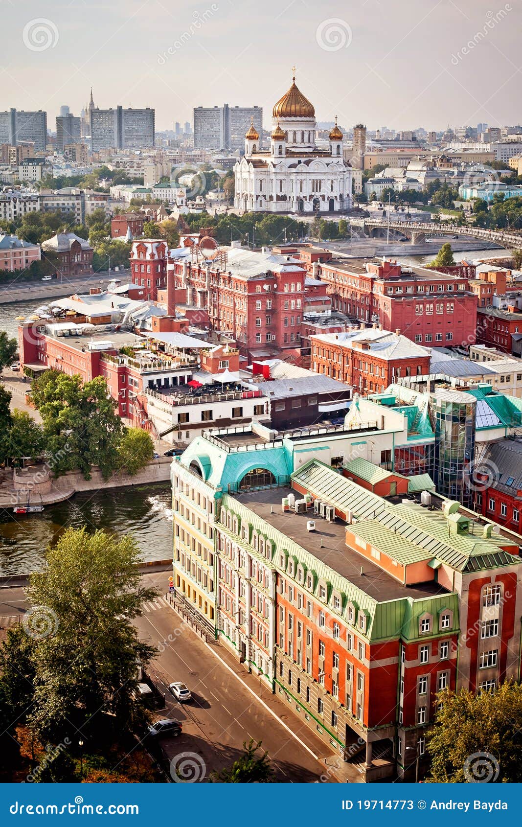 Aerial Moscow City Panorama Stock Image - Image of panoramic, facade ...