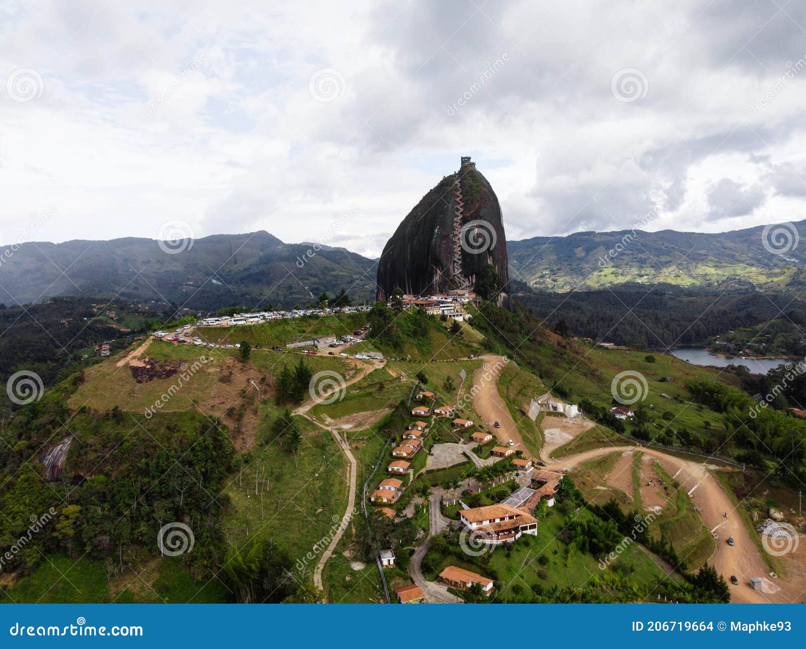 Guatape Rock Piedra Del Penol - Guatape, Antioquia, Colombia Stock ... Guatape Rock Piedra Del Penol - Guatape, Antioquia, Colombia Stock ...