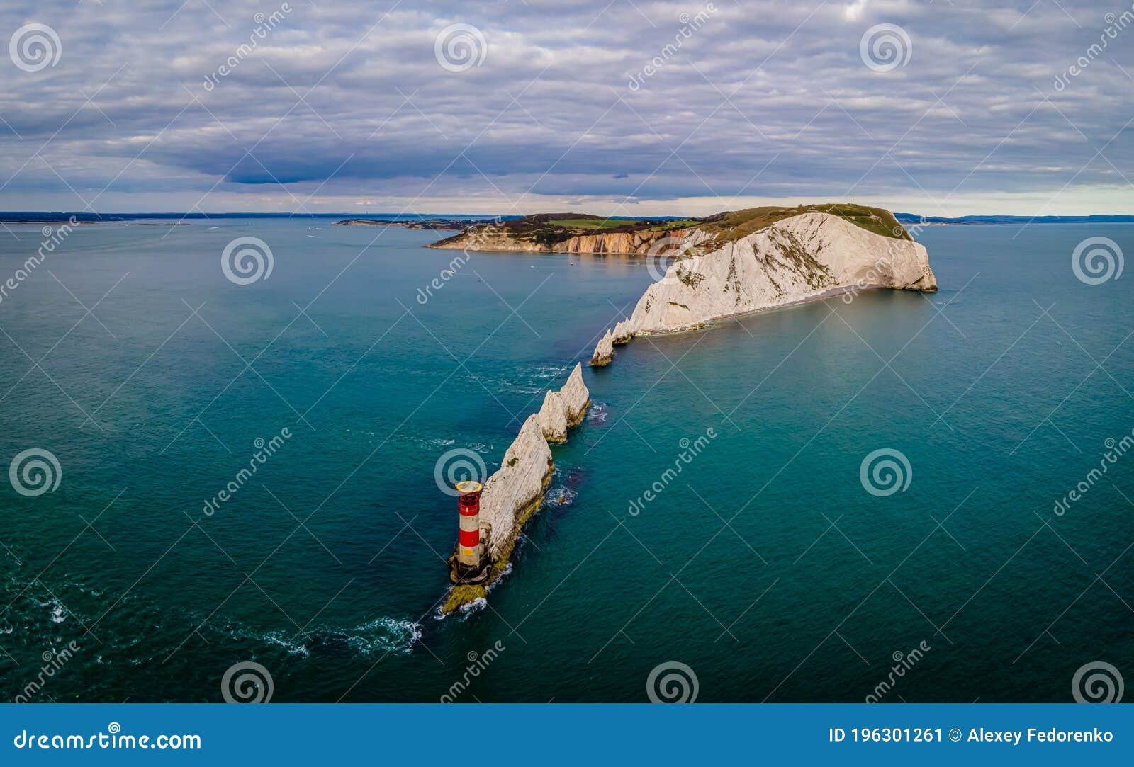 The Needles Isle Of Wight Landmark By Alum Bay Royalty-Free Stock Photo ...