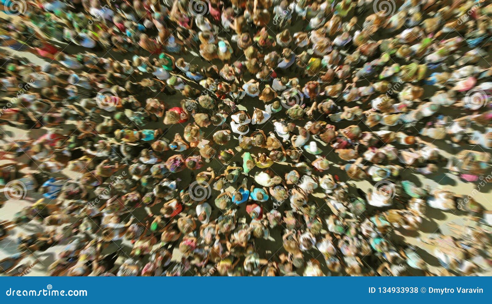 Aerial. People crowd. stock photo. Image of public, learning - 134933938