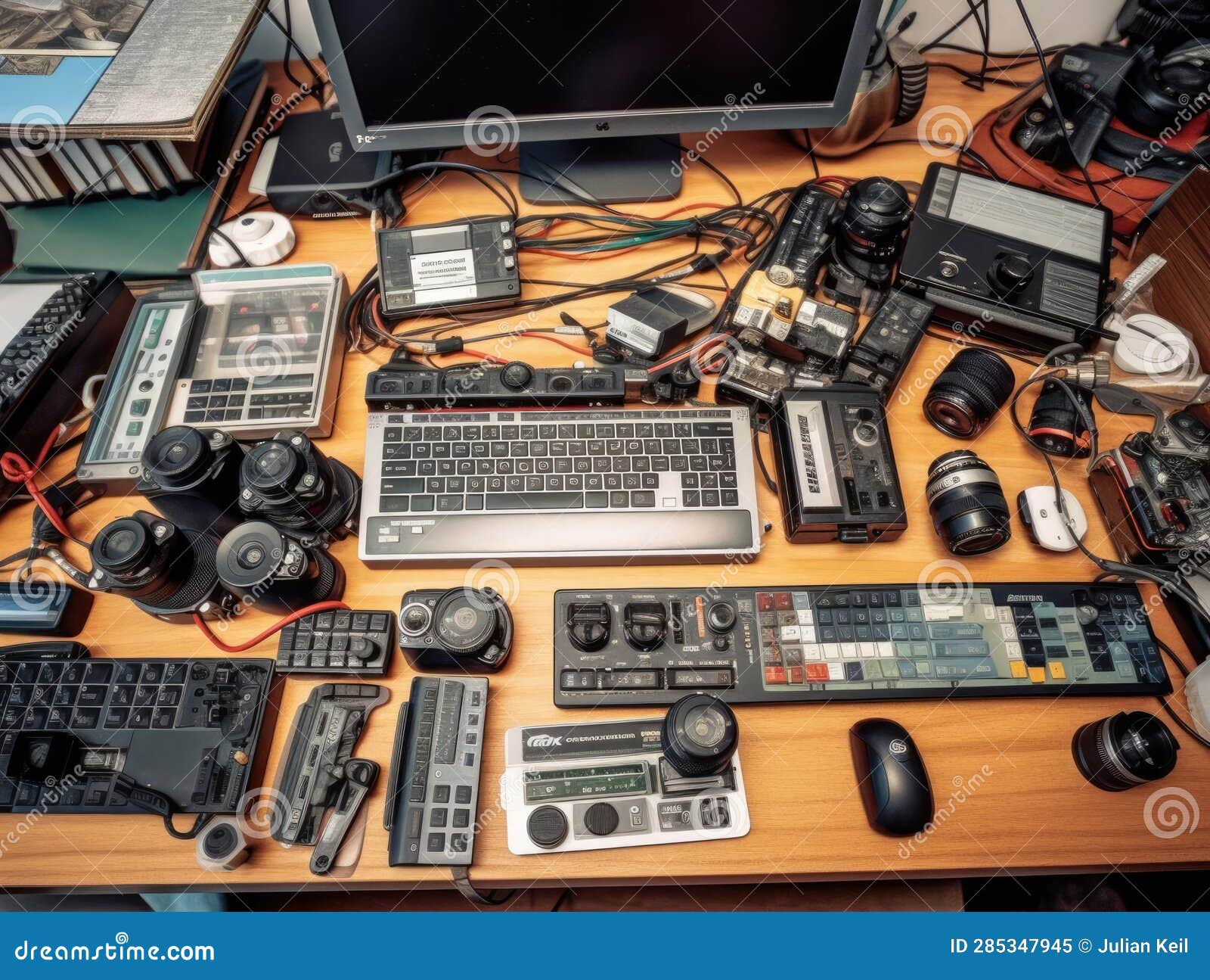 Hi-tech Tools Line Icons Collection. Robotics, Augmented Reality ...