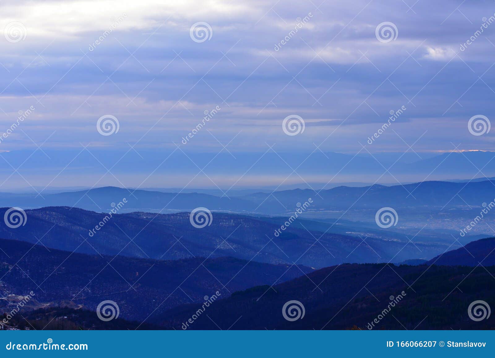 Aerial Perspective Mountain Stock Image - Image of dramatic, winter ...