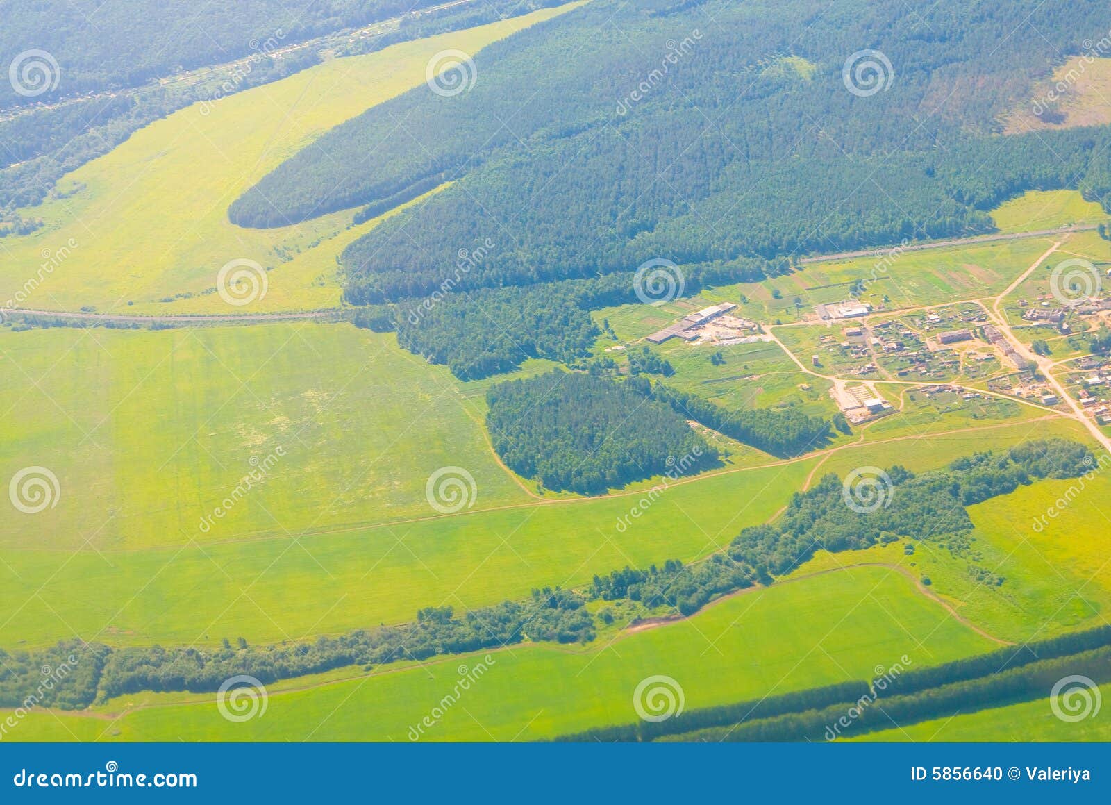 Aerial photo of forest stock photo. Image of aerial, crop - 5856640