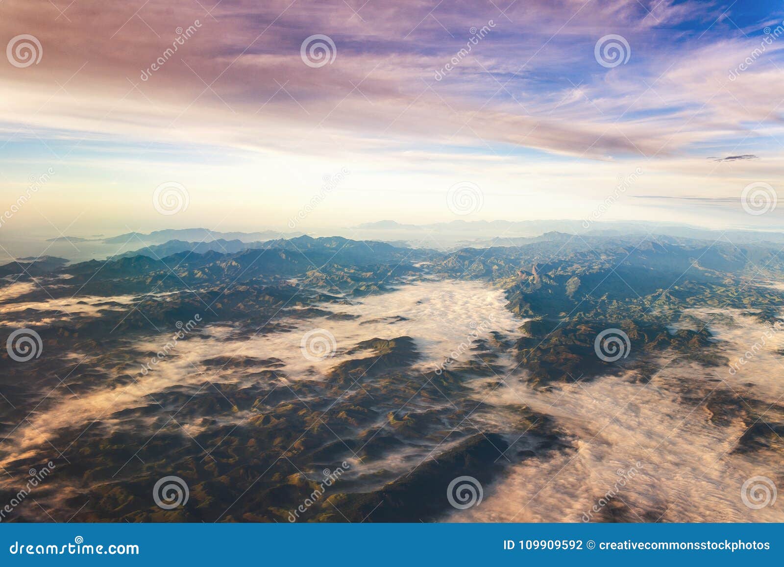 Aerial Photography Of Mountains Picture. Image: 109909592