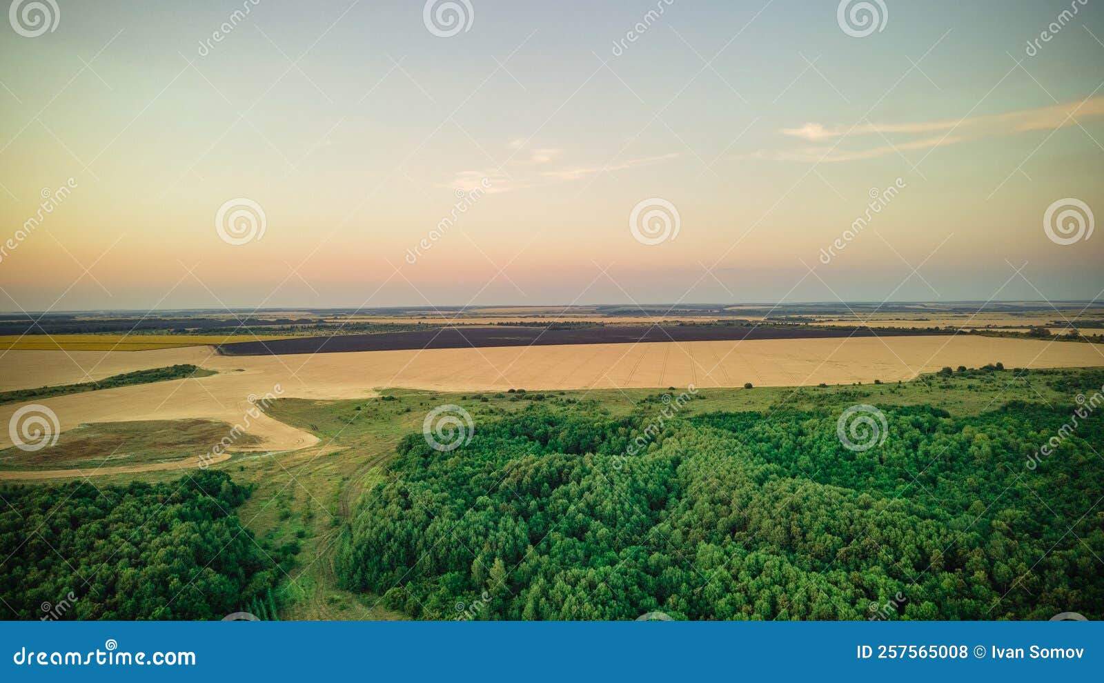 Aerial Photography of Rural Nature Stock Photo - Image of path, nature ...
