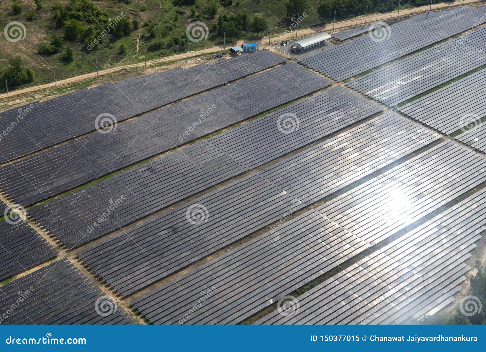 Aerial Photos Of Solar Cells Stock Image Image Of Electric Industry 150377015