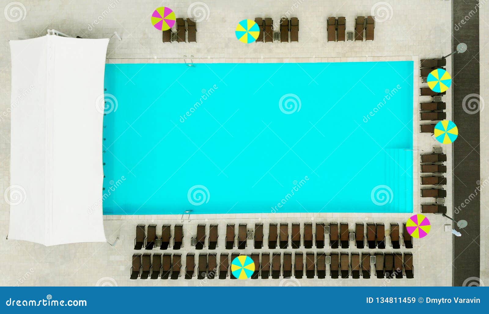 Aerial. Pool top view. stock image. Image of recreation - 134811459