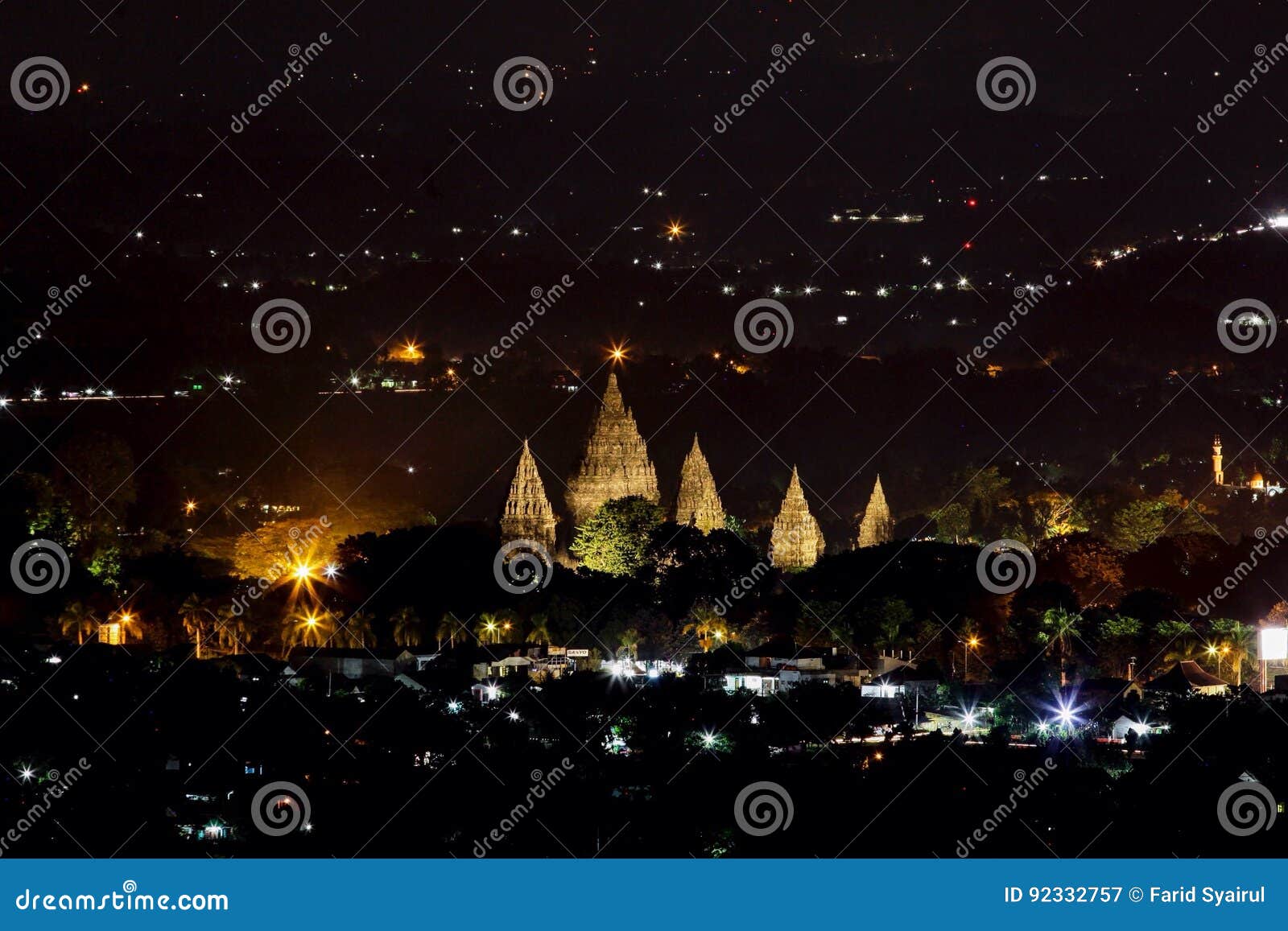 Aerial prambanan stock image. Image of istimewa, brown - 92332757