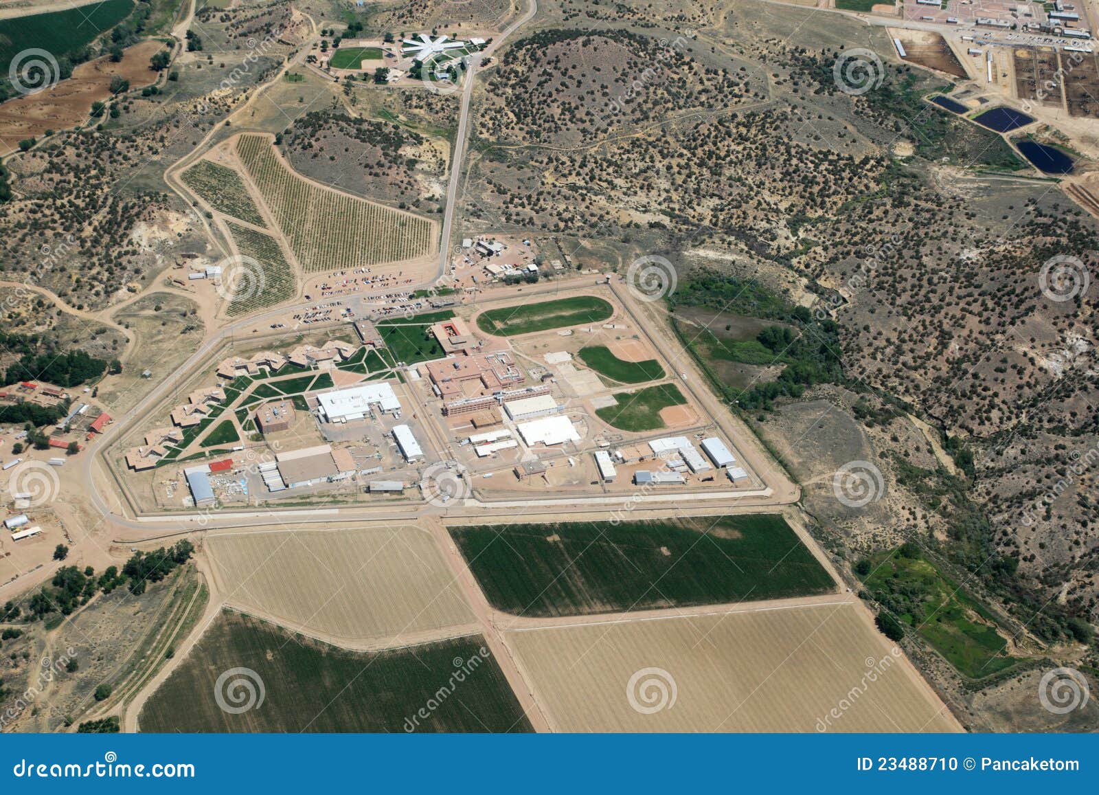 Aerial Prison View stock photo. Image of colorado, fremont - 23488710