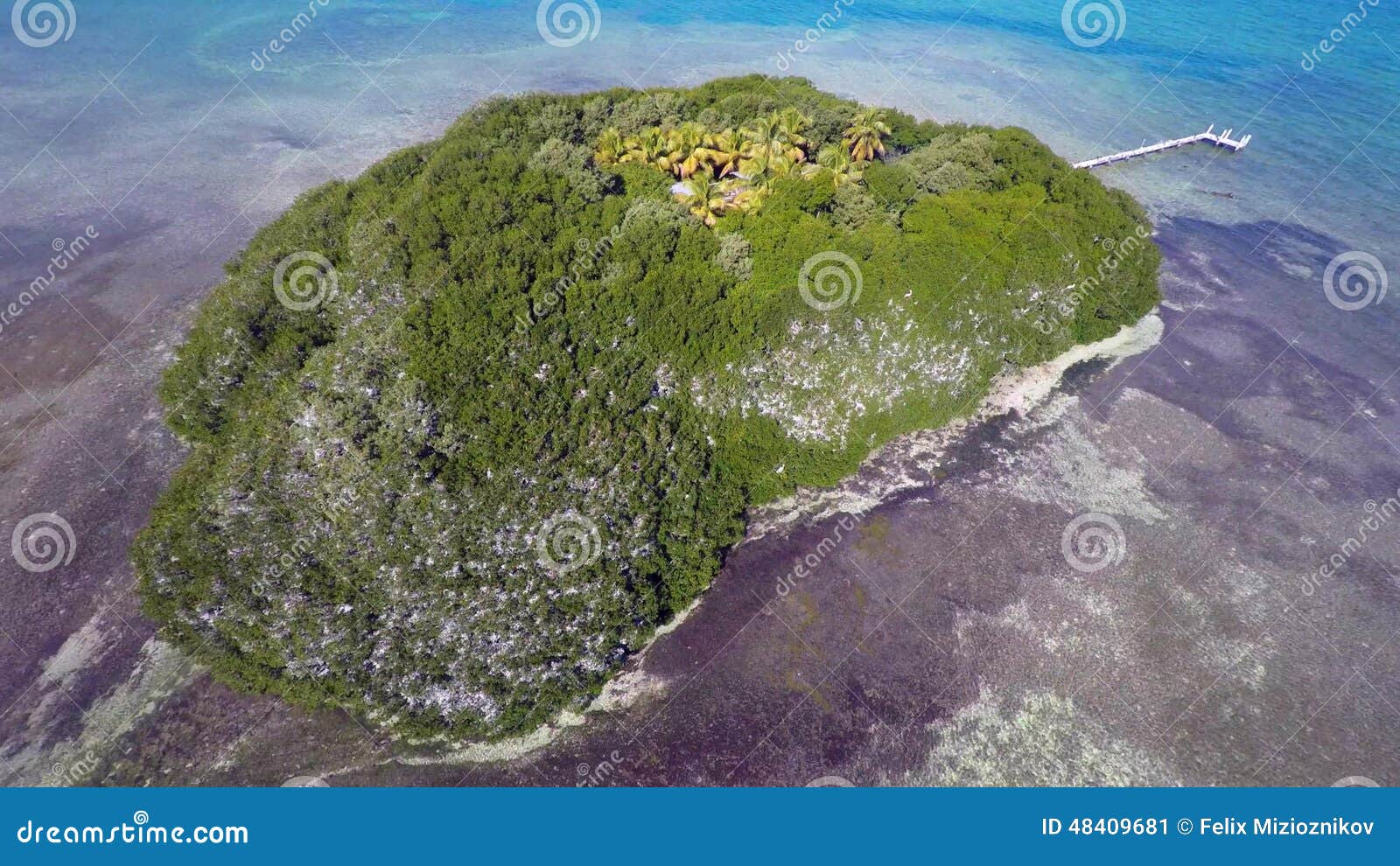 Aerial Private Island Florida Keys 4k Stock Video - Video of aerial ...