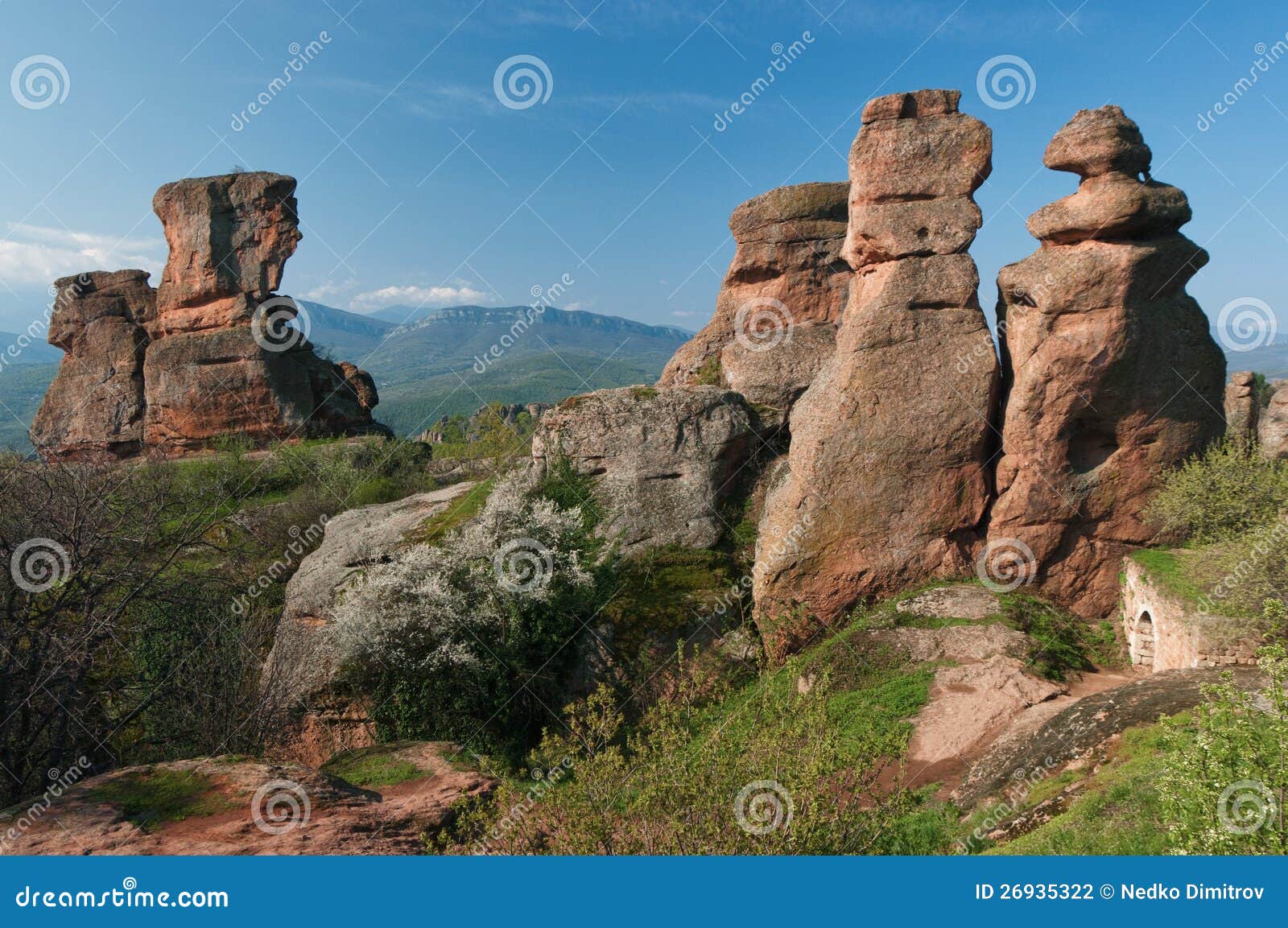 Aerial rock forms stock photo. Image of bulgaria, limestone - 26935322
